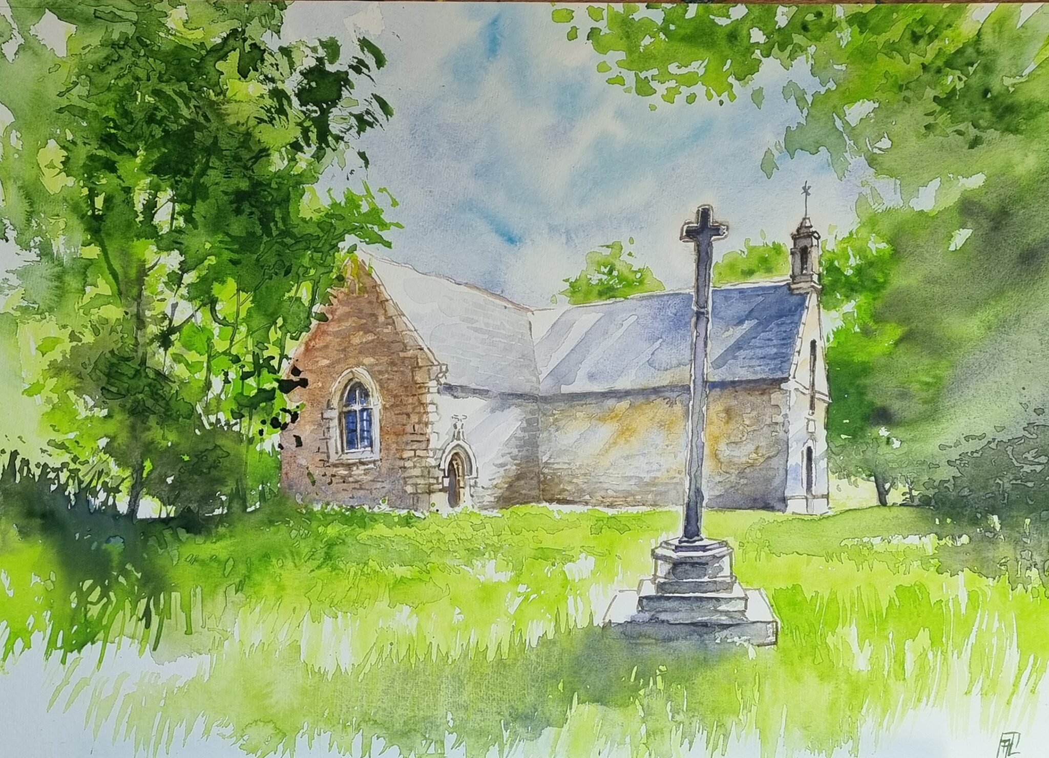 "Eau et Patrimoine", exposition d'André Lavergne en Bretagne - Art du ...