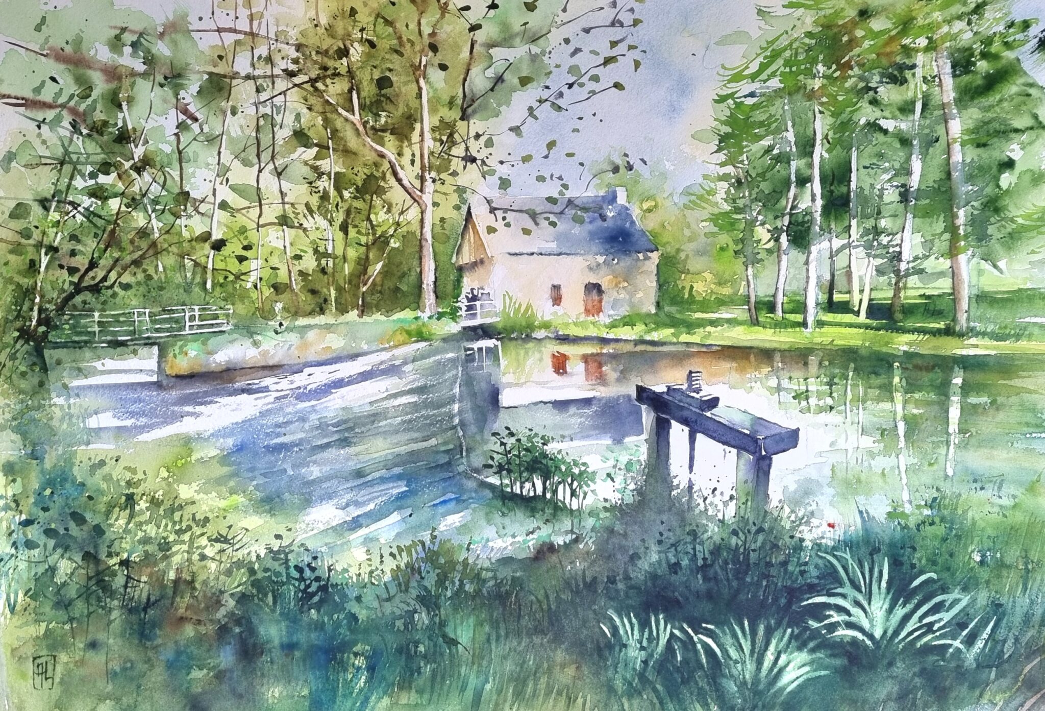 "Eau et Patrimoine", exposition d'André Lavergne en Bretagne - Art du ...