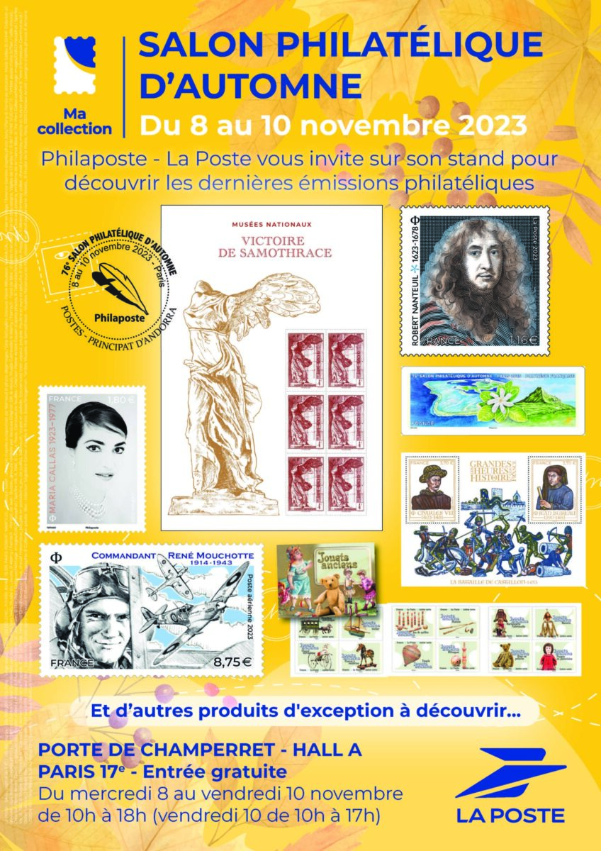 ATG présent au Salon philatélique d'automne 2023 à Paris - Art du ...